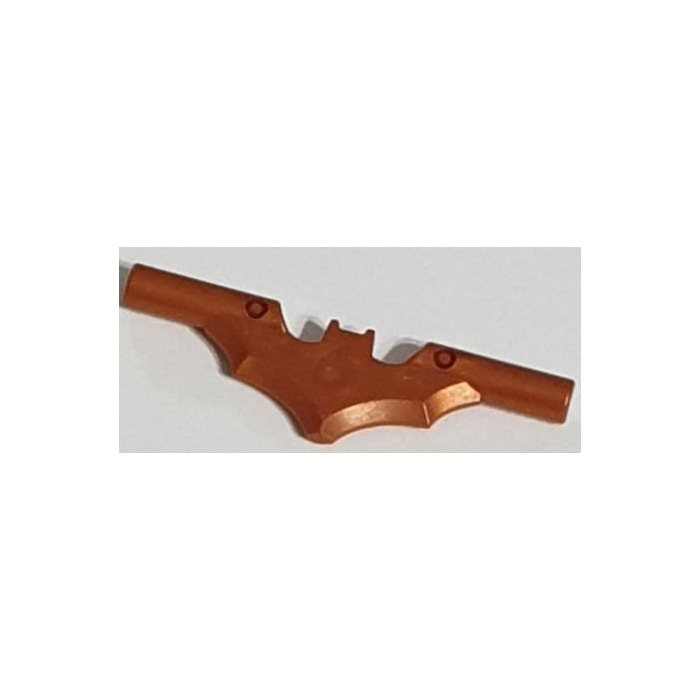 LEGO Reddish Copper Batarang with Bars on Ends | Brick Owl