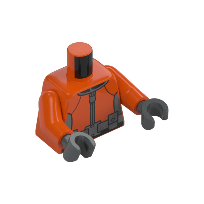 LEGO Male Diver Minifig Torso (973 / 76382) | Brick Owl - LEGO Marketplace