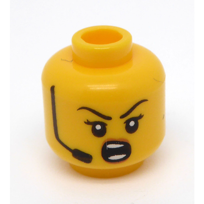 LEGO Referee Head with Headset (3626) | Brick Owl - LEGO Marketplace