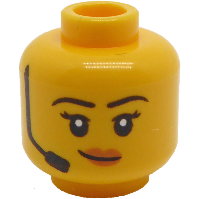 LEGO Referee Head with Headset (3626) | Brick Owl