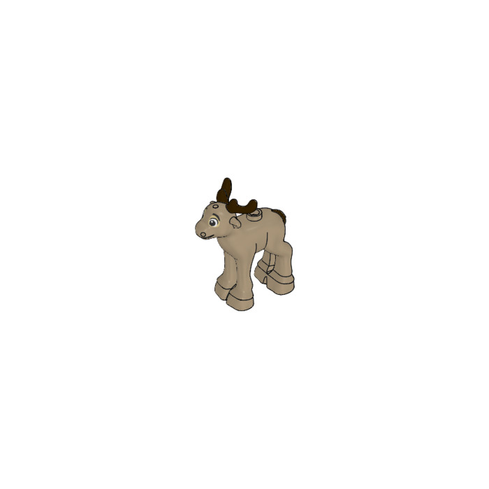 LEGO Reindeer Fawn with Dark Brown Antlers (58808) | Brick Owl