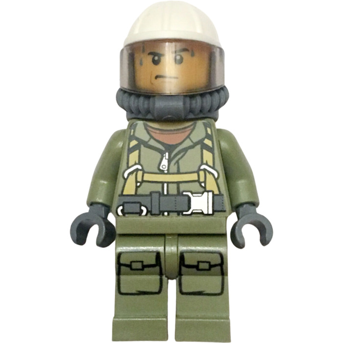 LEGO Rescue Worker with Hard Hat, Breathing Tank, and Air Hose ...
