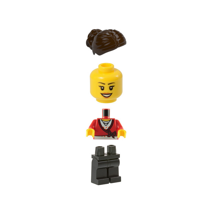 LEGO Retail Store Lady Minifigure with Bun | Brick Owl