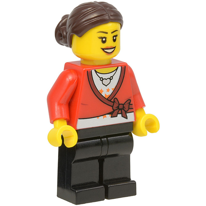 LEGO Retail Store Lady Minifigure with Bun | Brick Owl