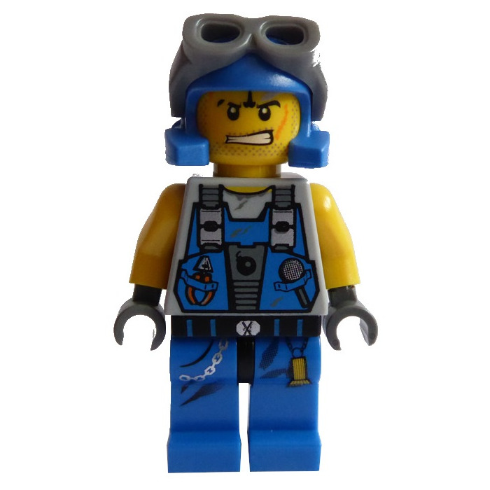 LEGO Rex with Blue Outfit and Goggles Minifigure | Brick Owl