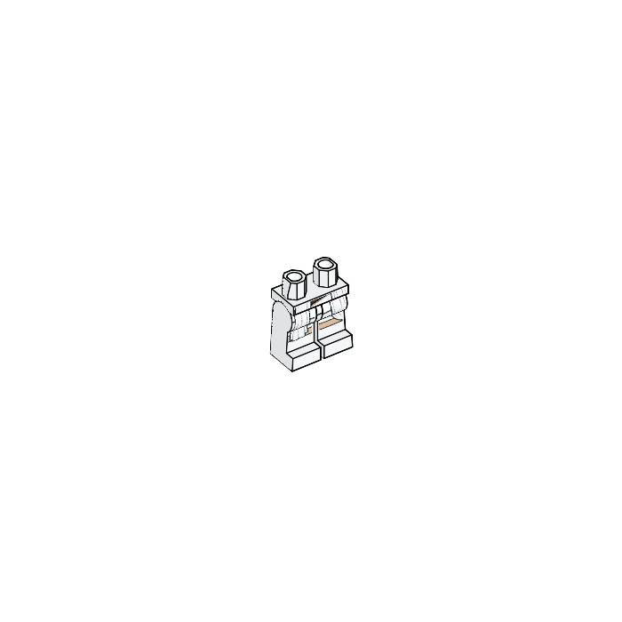 LEGO Rey with White Robe Minifigure Hips and Legs (3815 / 64831 ...