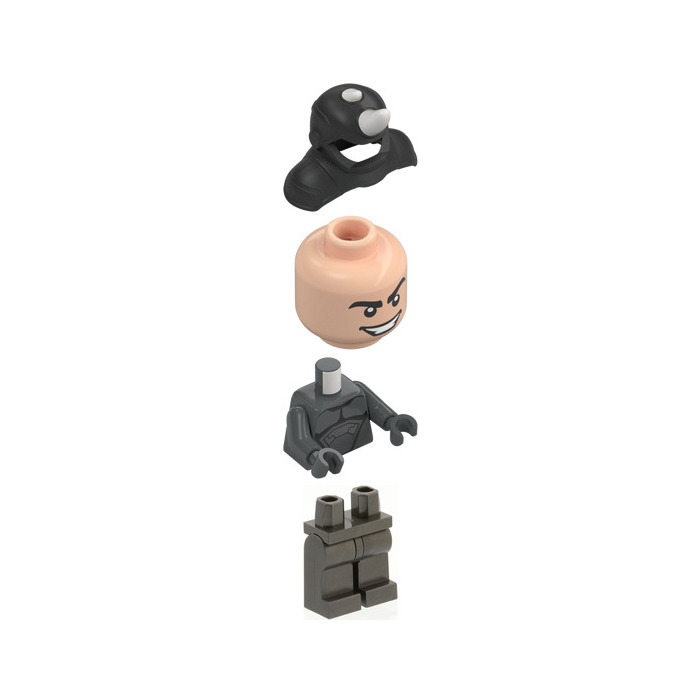 LEGO Rhino with White Horn and Pearl Dark Gray Legs Minifigure | Brick Owl