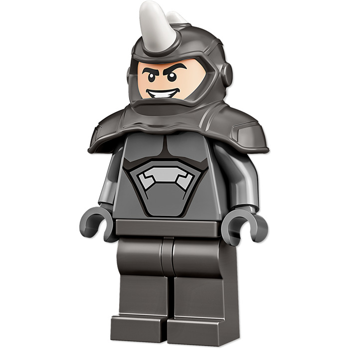 LEGO Rhino with White Horn and Pearl Dark Gray Legs Minifigure | Brick Owl