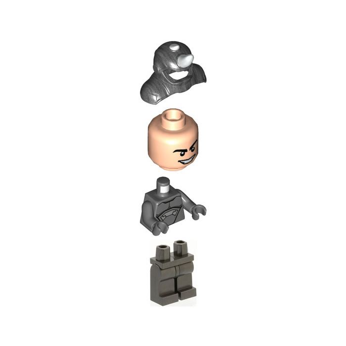 LEGO Rhino with White Horn and Pearl Dark Gray Legs Minifigure | Brick Owl
