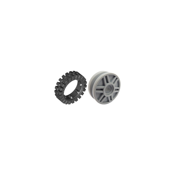 LEGO Rim Narrow Ø18 x 7 and Pin Hole with Shallow Spokes with Narrow ...