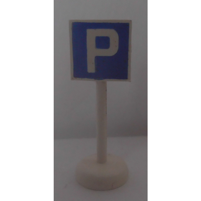 LEGO Road Sign with Parking Pattern | Brick Owl - LEGO Marketplace