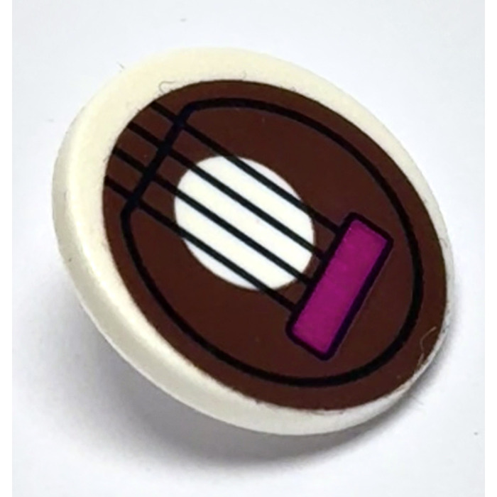 LEGO Roadsign Clip-on 2 x 2 Round with banjo strings Sticker (30261 ...