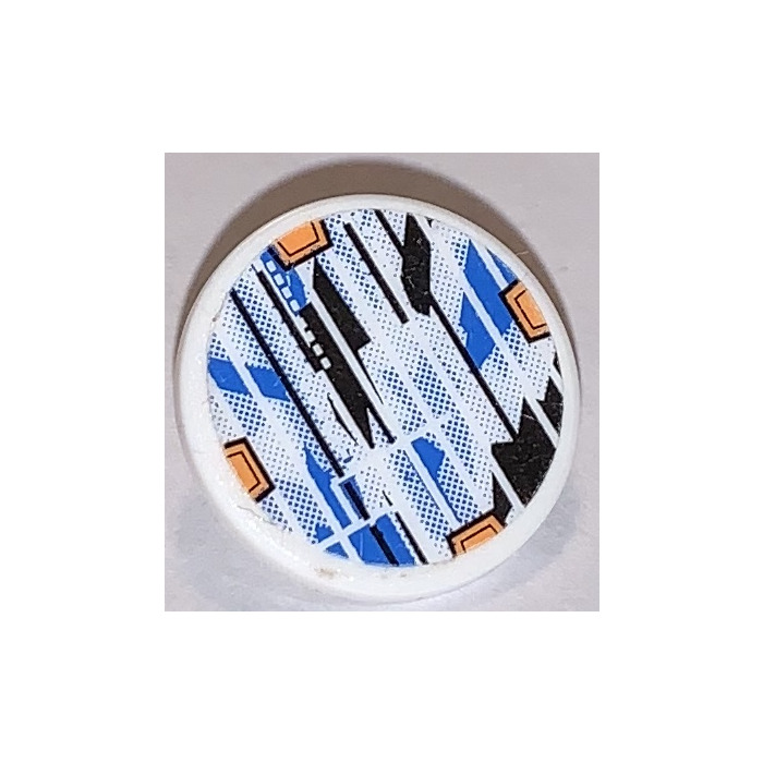 LEGO Roadsign Clip-on 2 x 2 Round with Solar Panel Sticker (30261 ...