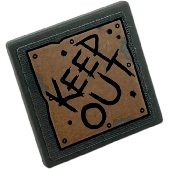 LEGO Roadsign Clip-on 2 x 2 Square with Open 'O' Clip (15210 / 65673 ...