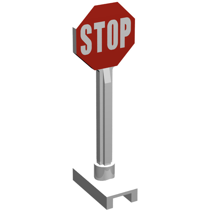 LEGO Roadsign Octagonal with Stop Sign (7696) | Brick Owl - LEGO ... LEGO Roadsign Octagonal with Stop Sign (7696) | Brick Owl - LEGO ...