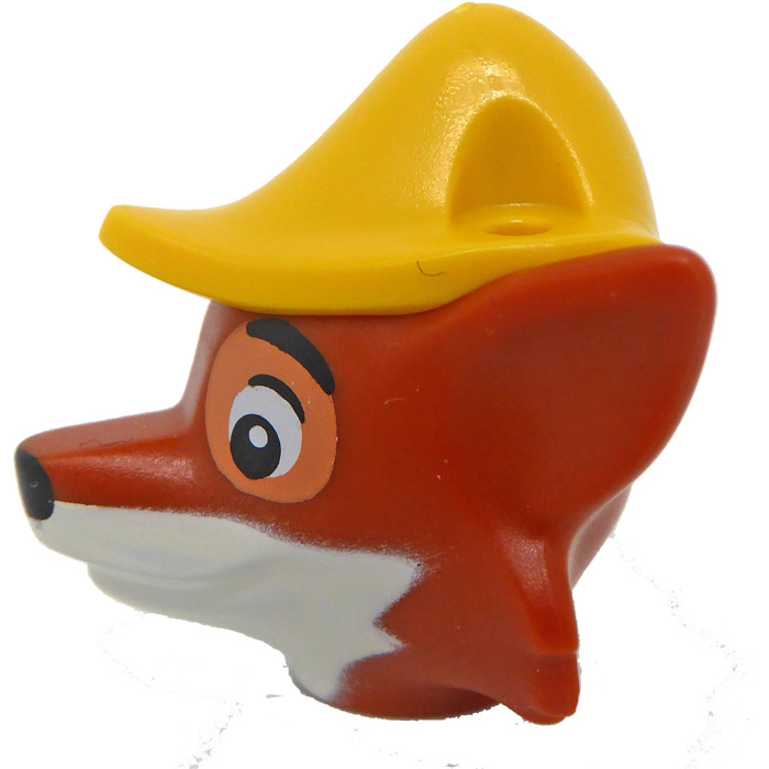 LEGO Robin Hood Head with Yellow Hat (102052) | Brick Owl - LEGO ...