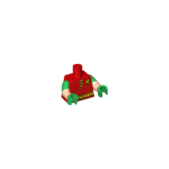 LEGO Robin with Green Legs and Black Mask Minifig Torso (973 / 16360 ...