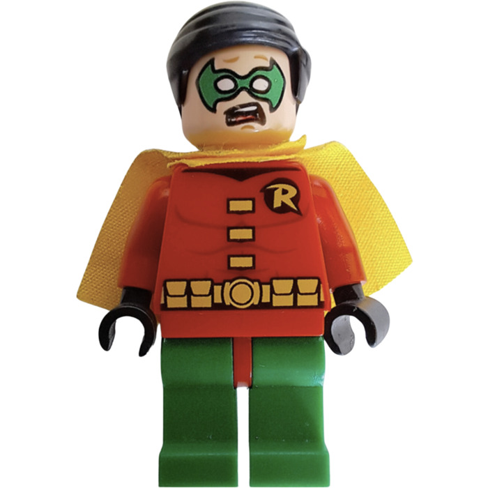 LEGO Robin with Green Legs and Mask with Short Cape Minifigure | Brick Owl