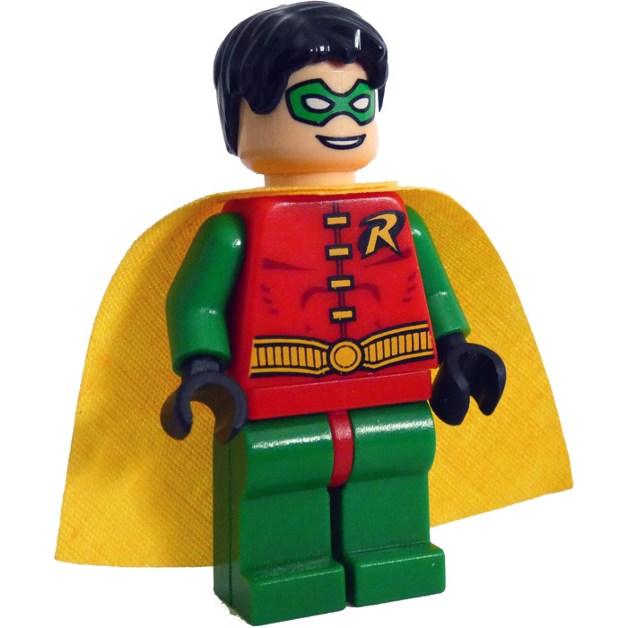 LEGO Robin with Green Legs and Mask with Short Hair Minifigure | Brick ...
