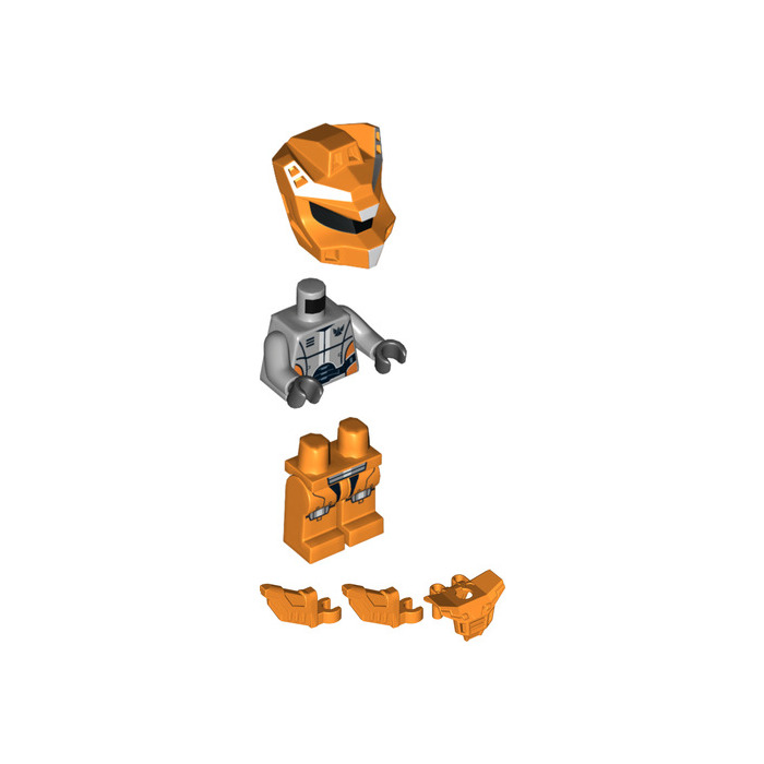 LEGO Robot Sidekick (Orange) Minifigure | Brick Owl - LEGO Marketplace