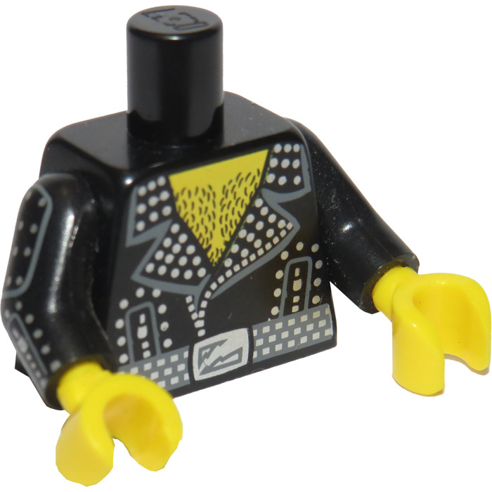 LEGO Rock Star Minifig Torso (973 / 88585) | Brick Owl - LEGO Marketplace