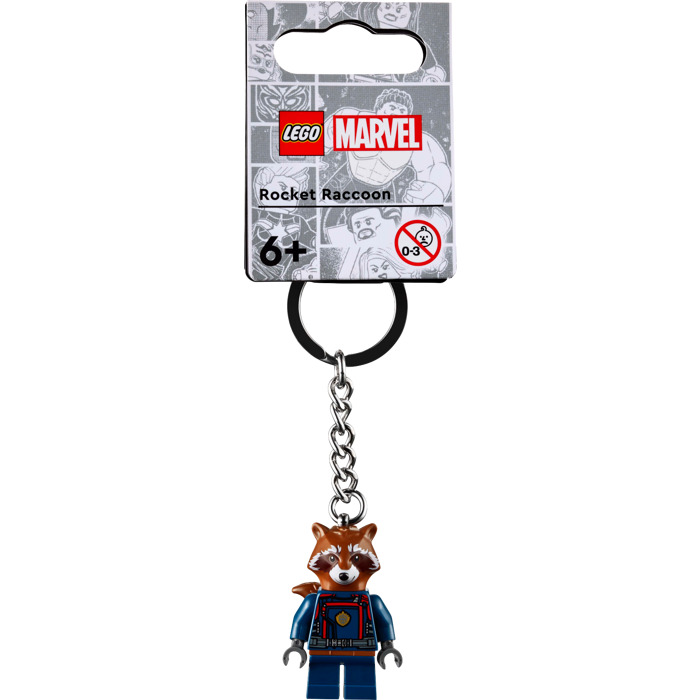 LEGO Rocket Raccoon Key Chain (854296) | Brick Owl