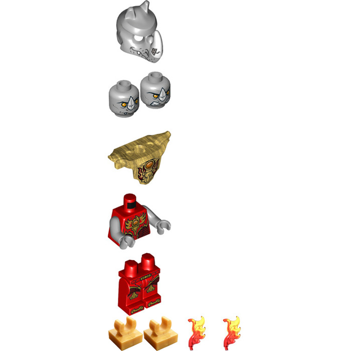 LEGO Rogon with Gold Armor and Fire Wings Minifigure | Brick Owl - LEGO ...