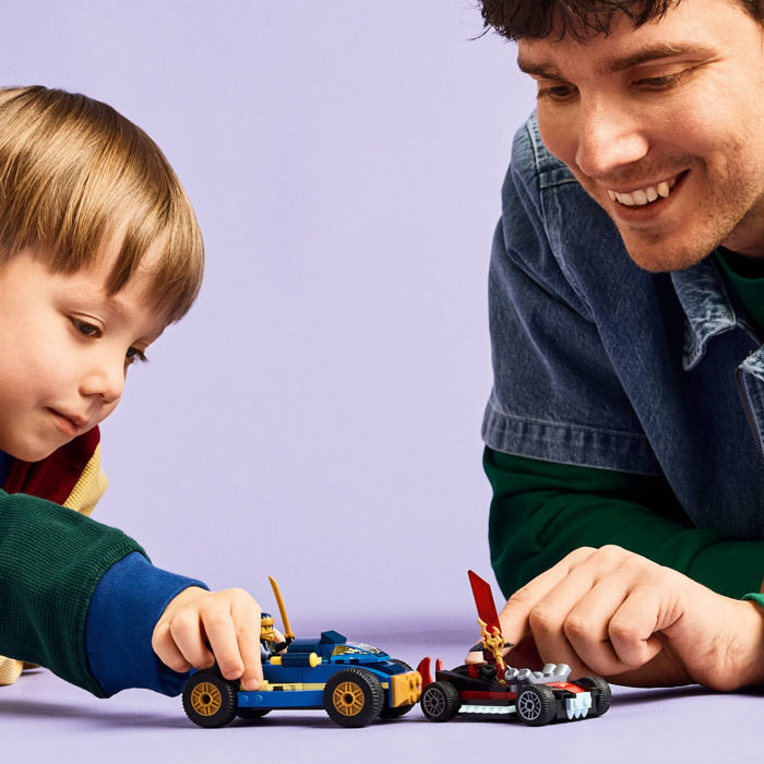 LEGO Rogue vs. Drix Race Car Duel Set 71840 | Brick Owl - LEGO Marketplace