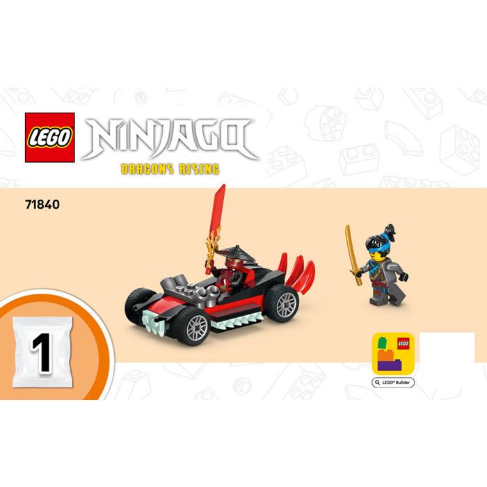 LEGO Rogue vs. Drix Race Car Duel Set 71840 Instructions | Brick Owl ...