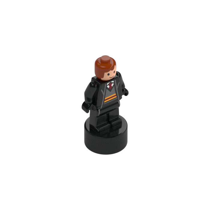 LEGO Ron Weasley Statuette with Gryffindor Uniform Minifigure | Brick ...