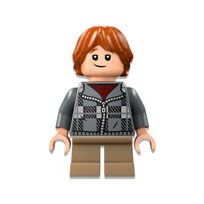 LEGO Ron Weasley with Gray Plaid Jacket Minifigure Inventory | Brick ...