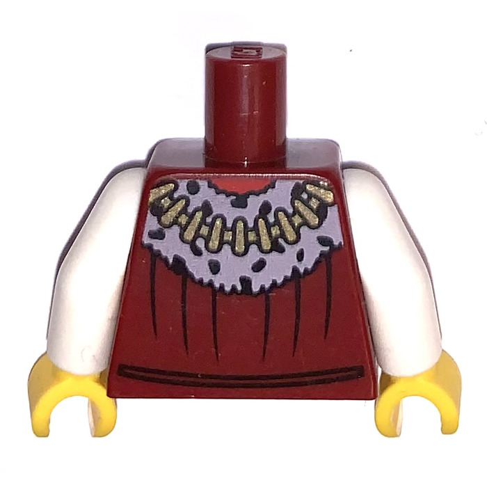 LEGO Royalty Torso with Gold Lion Pendant and Fur Trim (973 / 76382 ...