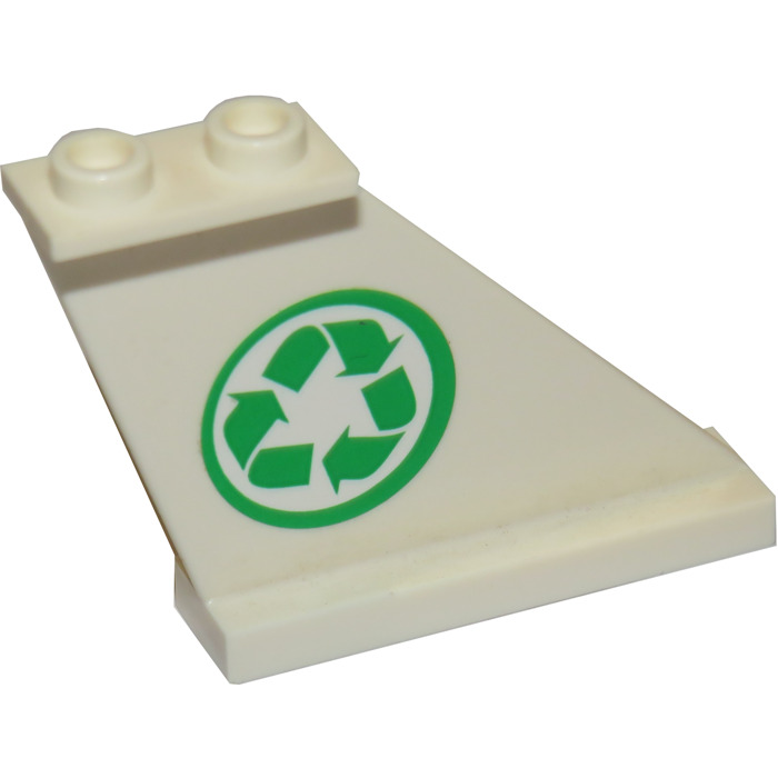 LEGO Rudder 1 x 3 x 4 with Recycling Logo Left Sticker (2340) | Brick ...