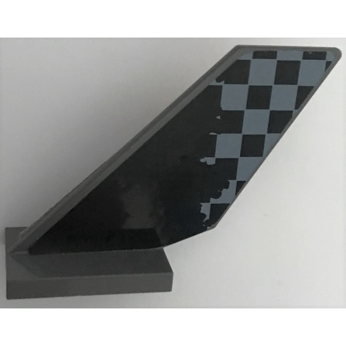 LEGO Rudder 2 x 4 x 6 with chequered pattern on both sides Sticker ...