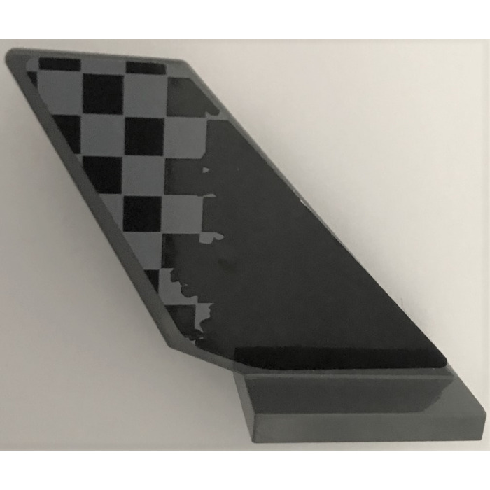 LEGO Rudder 2 x 4 x 6 with chequered pattern on both sides Sticker ...
