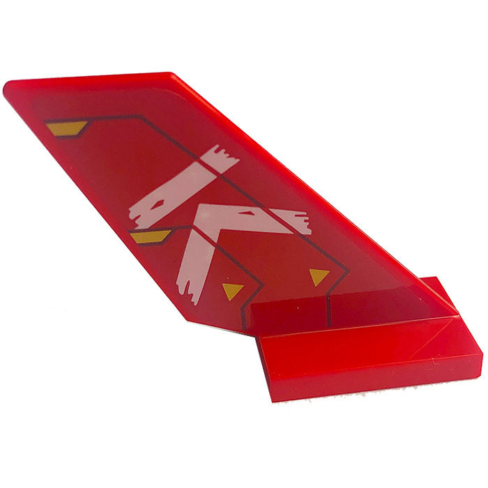 LEGO Rudder 2 x 4 x 6 with Triangles, Letter 'K' Sticker (6239) | Brick ...