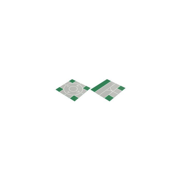LEGO Runway T-Junction and Circle Base Plates Set 5158 | Brick Owl ...