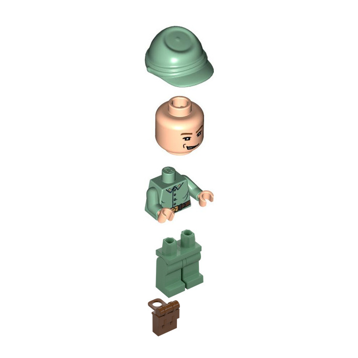 LEGO Russian Guard with Sneer and Backpack Minifigure | Brick Owl ...