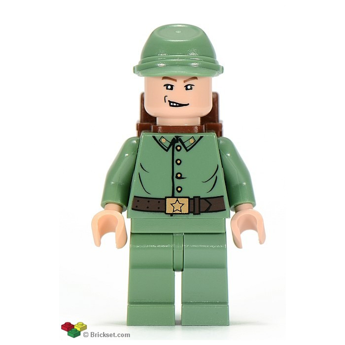 LEGO Russian Guard with Sneer and Backpack Minifigure | Brick Owl