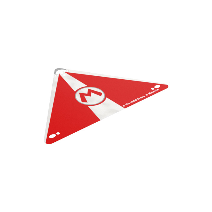 LEGO Sail 10 x 15 with Red and White Triangles and ‘M’ (114293) | Brick Owl