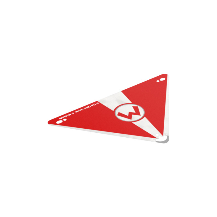 LEGO Sail 10 x 15 with Red and White Triangles and ‘M’ (114293) | Brick Owl