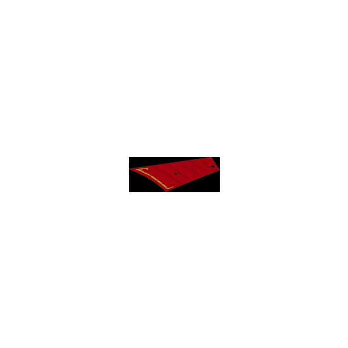 LEGO Sail with Dark Red Lines and Gold Trim on Red | Brick Owl