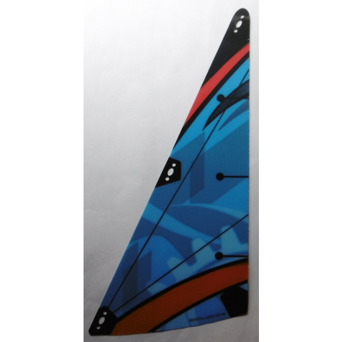 LEGO Sail with Red and Black Stripes, Blue Gear | Brick Owl - LEGO ...