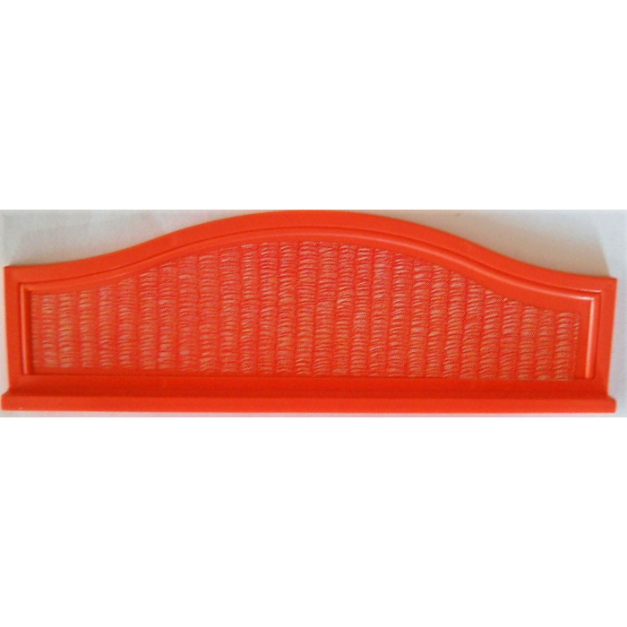 LEGO Salmon Scala Bed Headboard with Ruffles Sticker (6939) | Brick Owl ...