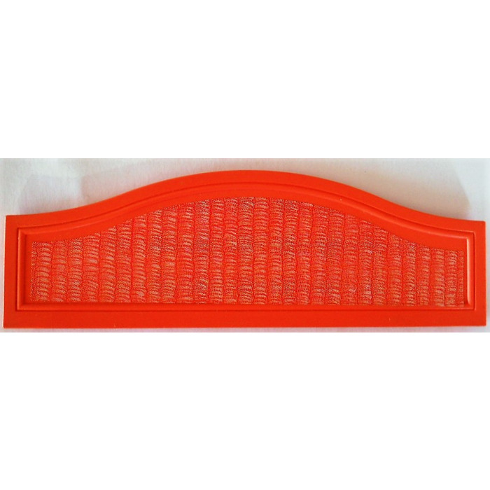 LEGO Salmon Scala Bed Headboard with Ruffles Sticker (6939) | Brick Owl ...