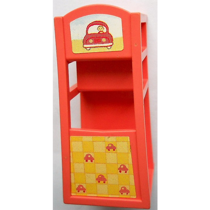 LEGO Salmon Scala Highchair with Cars Sticker (33005) | Brick Owl ...