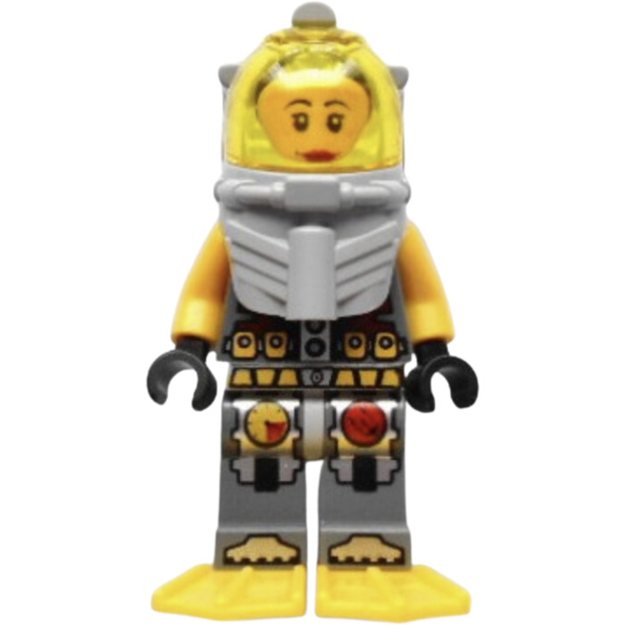 LEGO Samantha Rhodes Diver with Yellow Flippers Minifigure Inventory ...