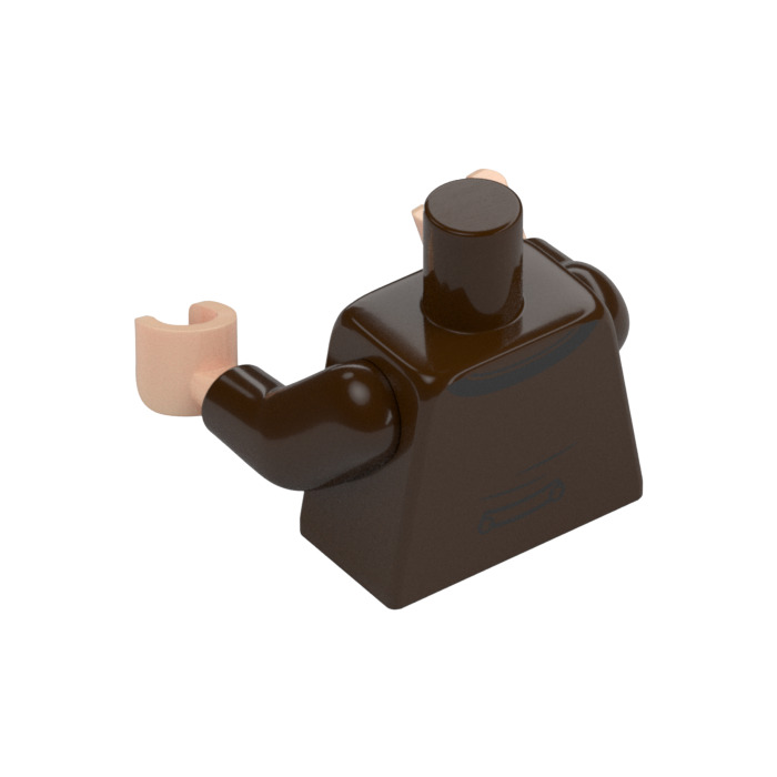 LEGO Samwise Gamgee with Dark Brown Jacket Minifig Torso (3814 / 76382 ...