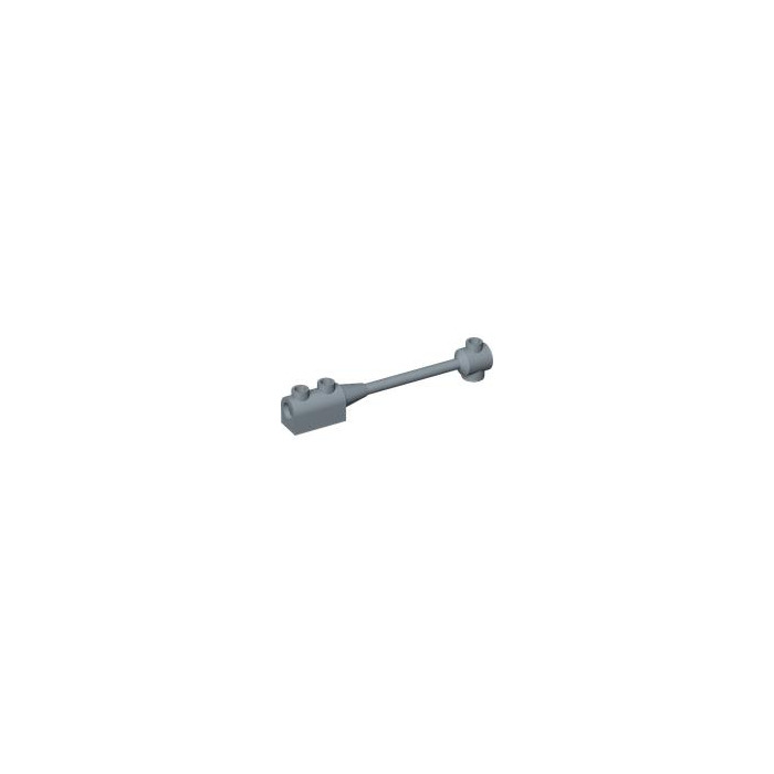 LEGO Sand Blue Bar 1 x 8 with Brick 1 x 2 Curved (No Axle Holder in ...