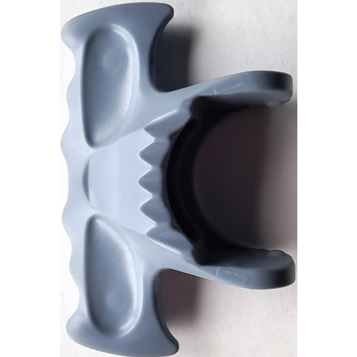 LEGO Sand Blue Hammerhead Shark Head with Eyelids (68383) | Brick Owl
